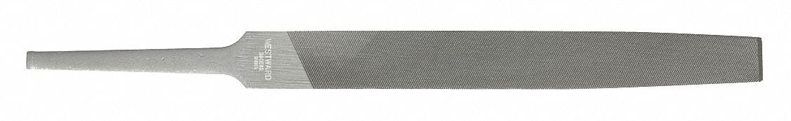 WESTWARD Hand File: Rectangular, Smooth Cut, 3 3/4 in Lg without Tang ...