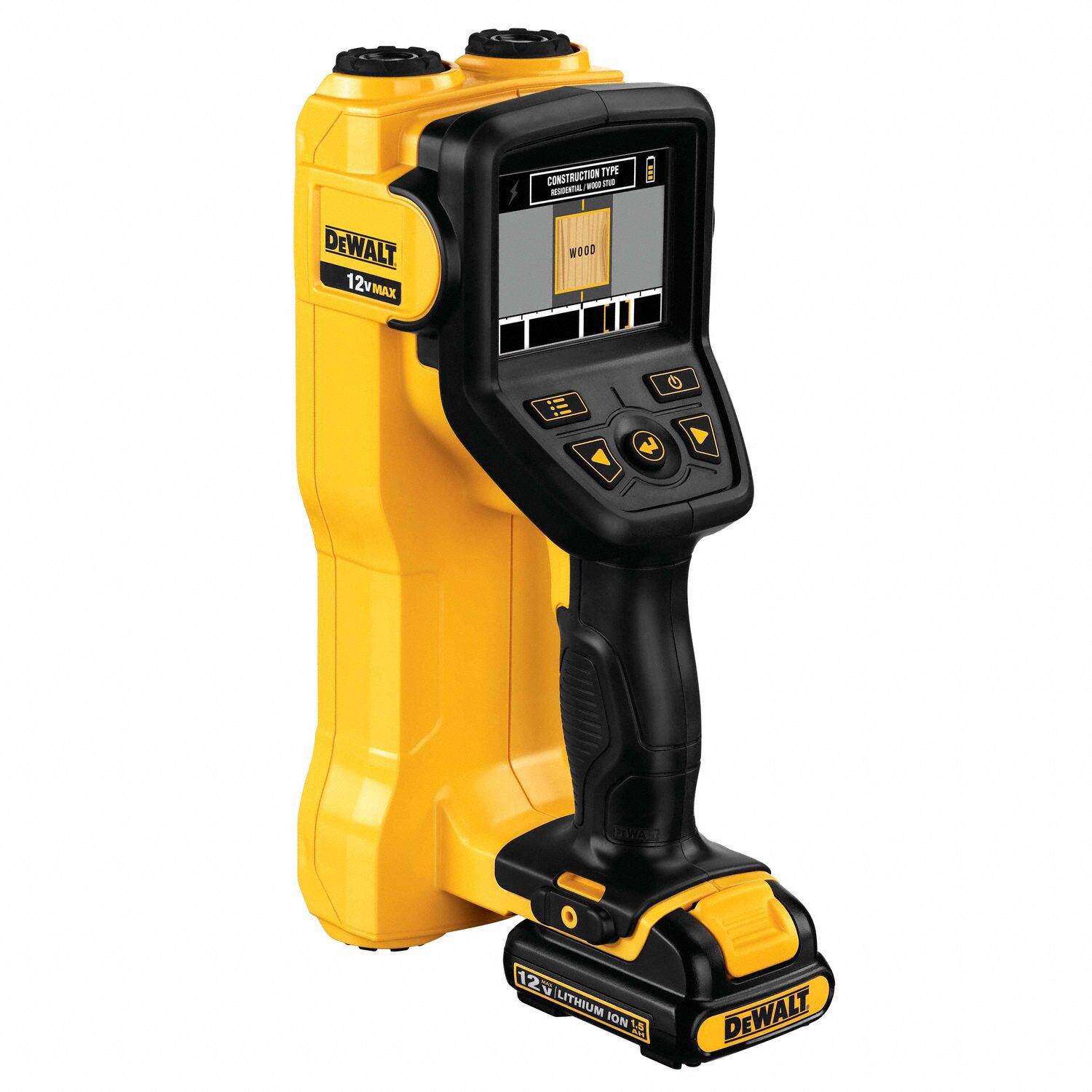 DEWALT Wall Scanner, Cordless, Scan Depth 3 in. - 39CF48|DCT419S1 ...