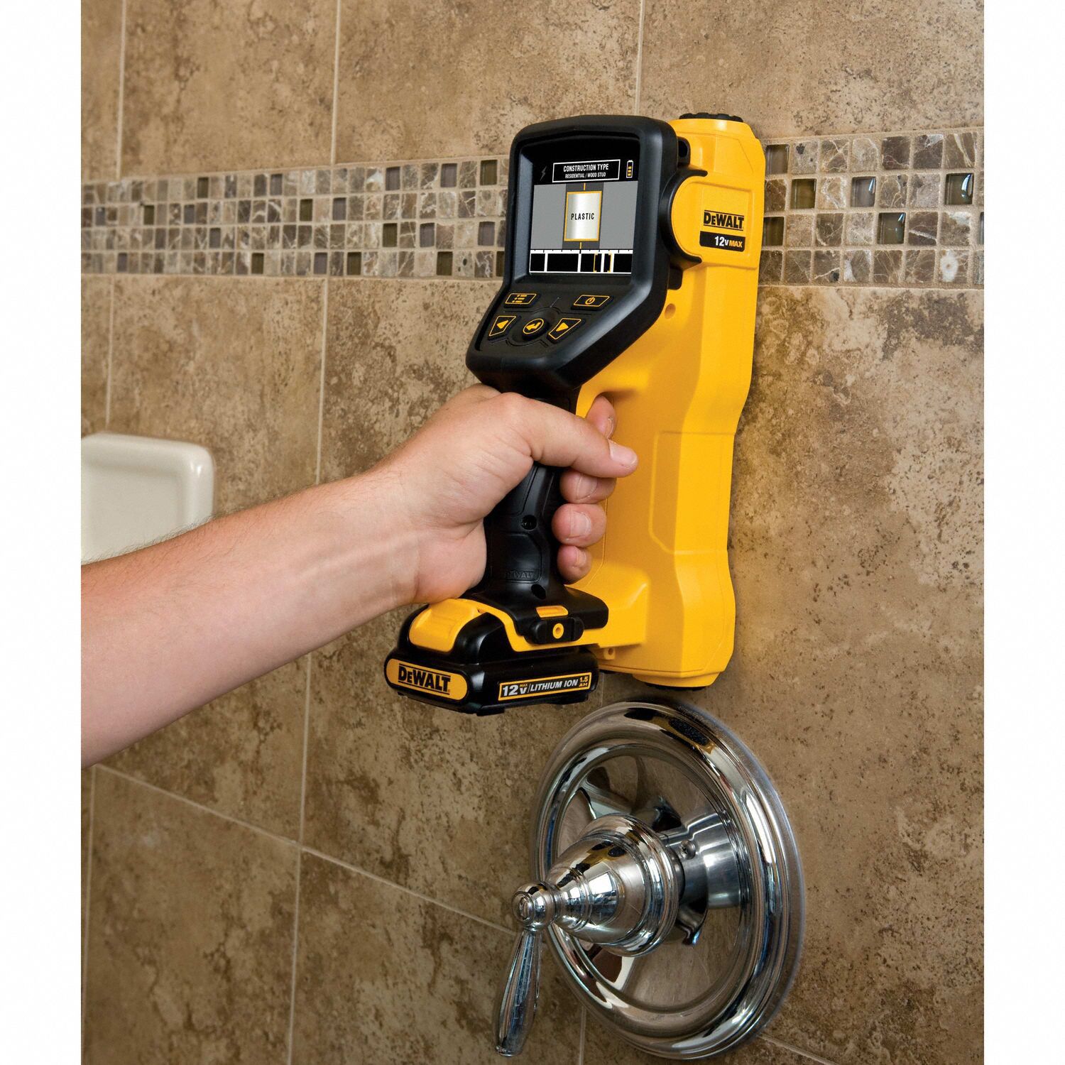 DEWALT Wall Scanner, Cordless, Scan Depth 3 in. - 39CF48|DCT419S1 ...