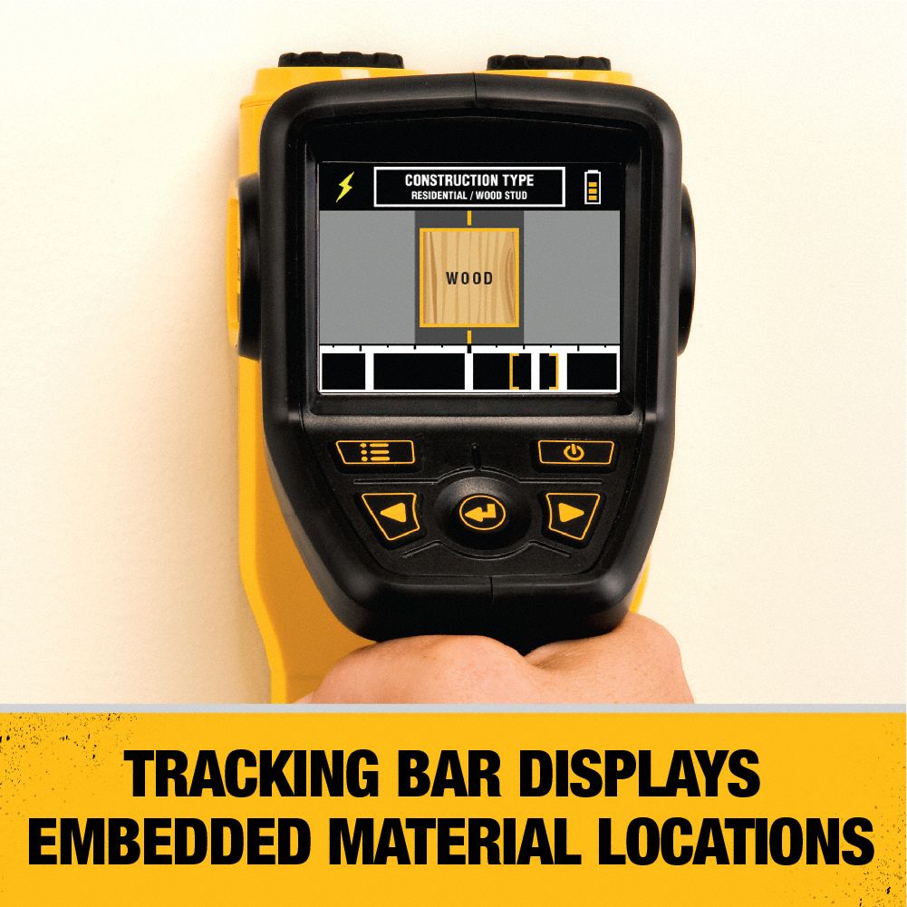 DEWALT Wall Scanner, Cordless, Scan Depth 3 in. - 39CF48|DCT419S1 ...