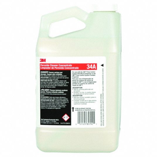 3M, 34A, Fits Flow Control Dispenser Series, Peroxide Cleaner - 39CZ64 ...