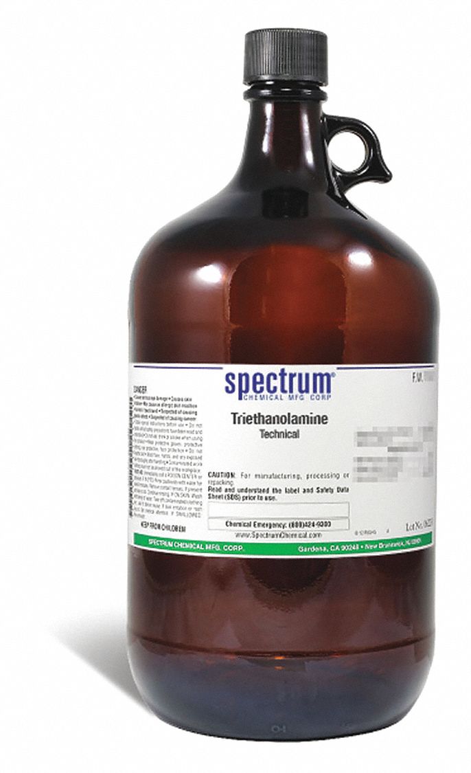 Lab, 4 L, Triethanolamine - 39D808|T2561-4LTGL55 - Grainger