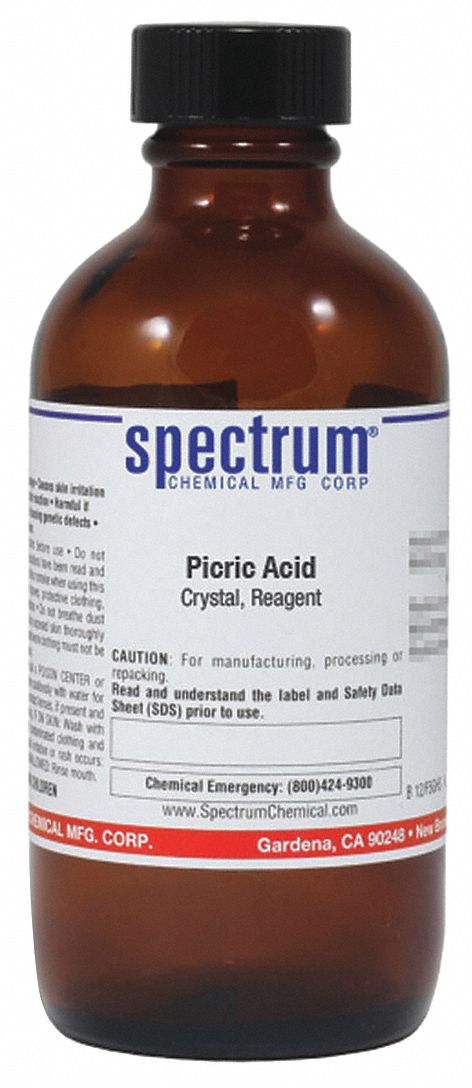 88-89-1, 229.11, Picric Acid - 39D925|P1691-25GM04 - Grainger