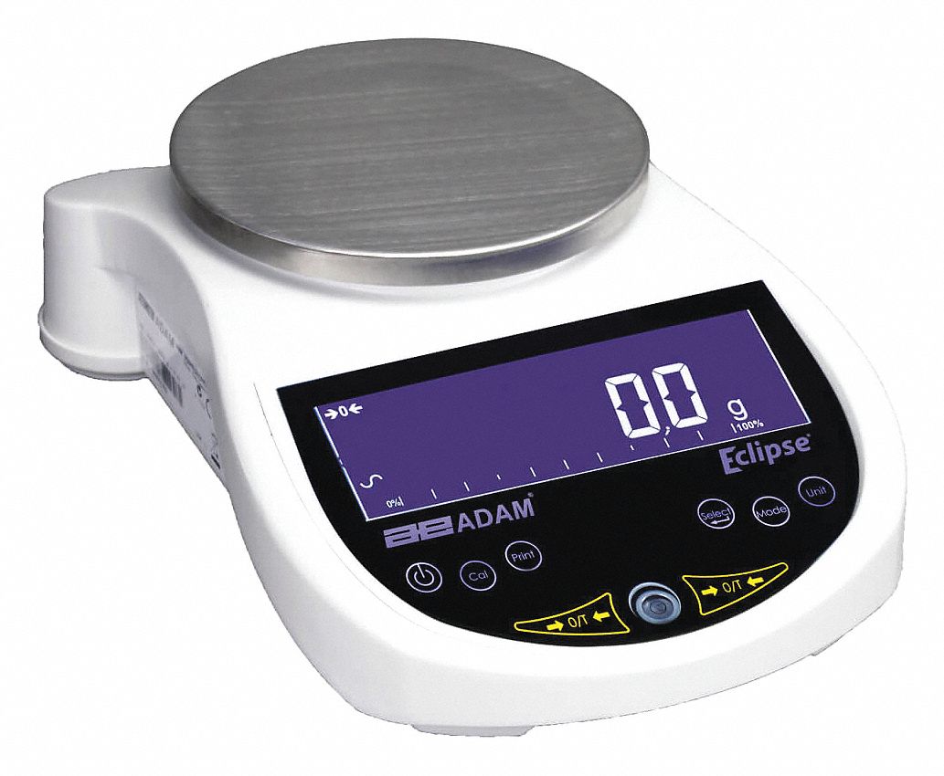 ADAM EQUIPMENT, 4,200 g Capacity, g, Compact Bench Scale - 39DL64 ...