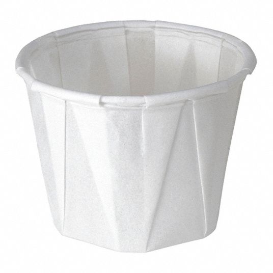 GRAINGER APPROVED 1 oz. Portion Cup, White Paper, 5000 PK - 39E401|100 ...