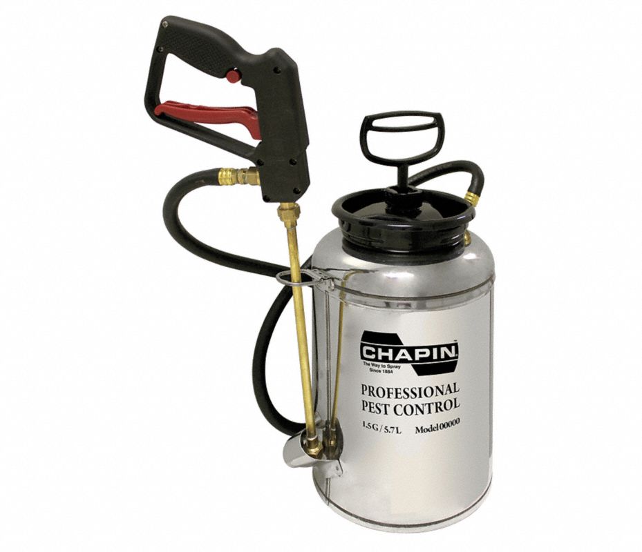 CHAPIN Rociador Manual Tipo Portátil 1 1/2 gal Boquilla de Latón ...