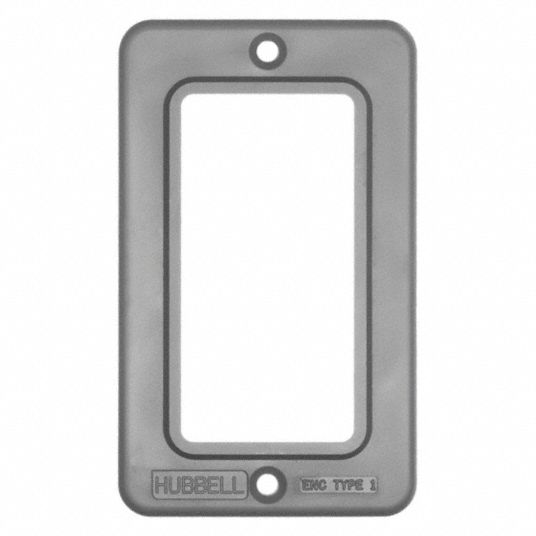 HUBBELL WIRING DEVICE-KELLEMS, Portable Outlet Box Cover, GFCI ...