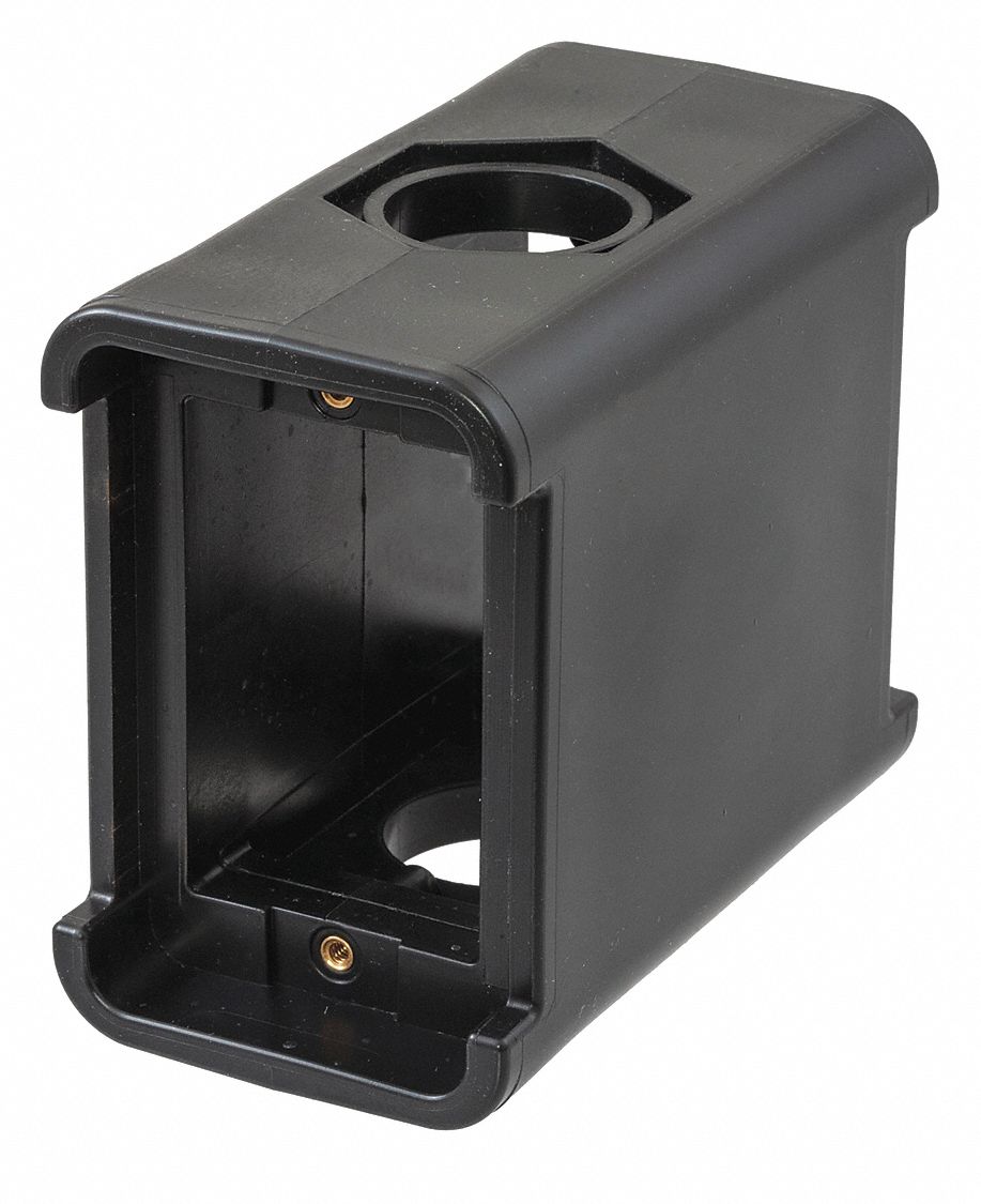 HUBBELL WIRING DEVICE-KELLEMS, Portable Outlet Box, 2 Gangs, Portable ...