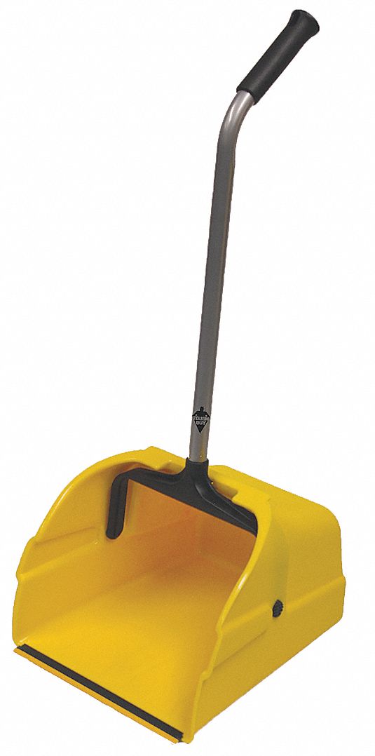 B & L DISTRIBUTORS, Yellow, Long Handled Dust Pan - 39EC33|7948-Y ...