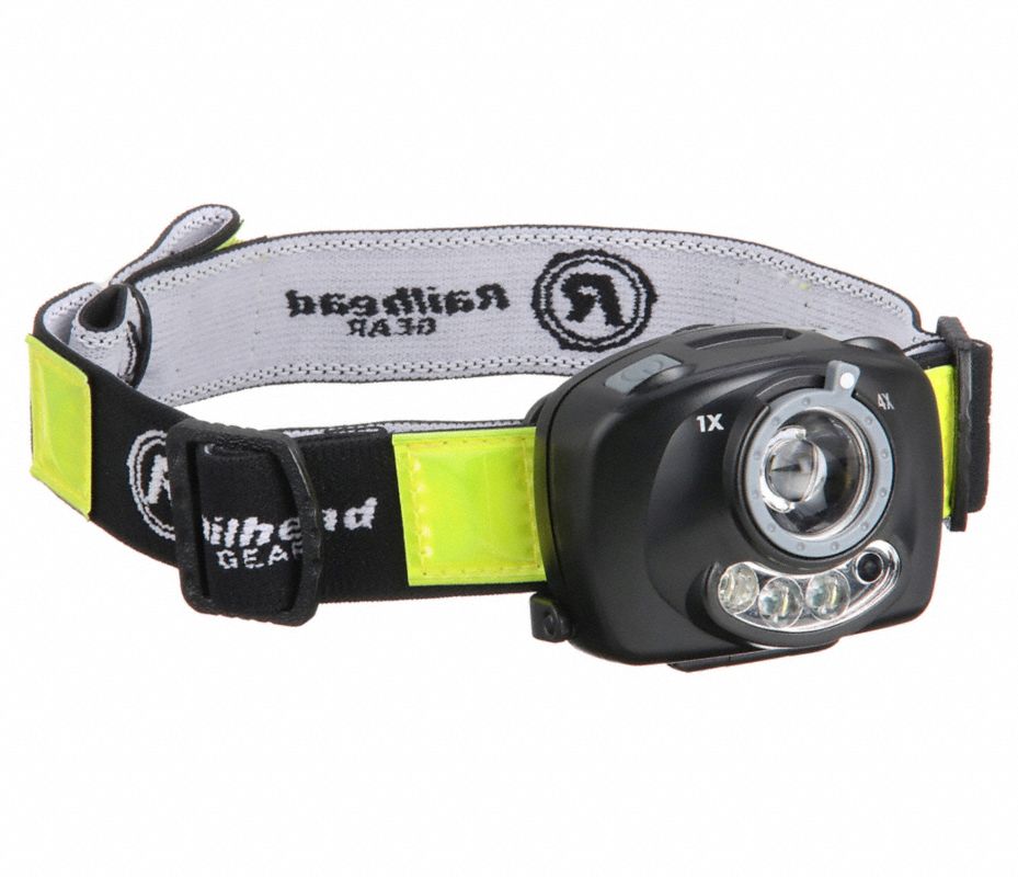 RAILHEAD GEAR Linterna para la Cabeza LED 150 Lúmenes Plástico Negro 3 ...