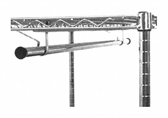 METRO, Steel, Chrome, Hanger Tube,Chrome,36X18,Ea - 39F267|AT3618NC ...