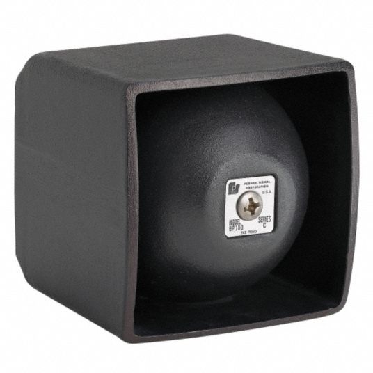 FEDERAL SIGNAL Speaker, 100 Watt - 39F746|BP100 - Grainger
