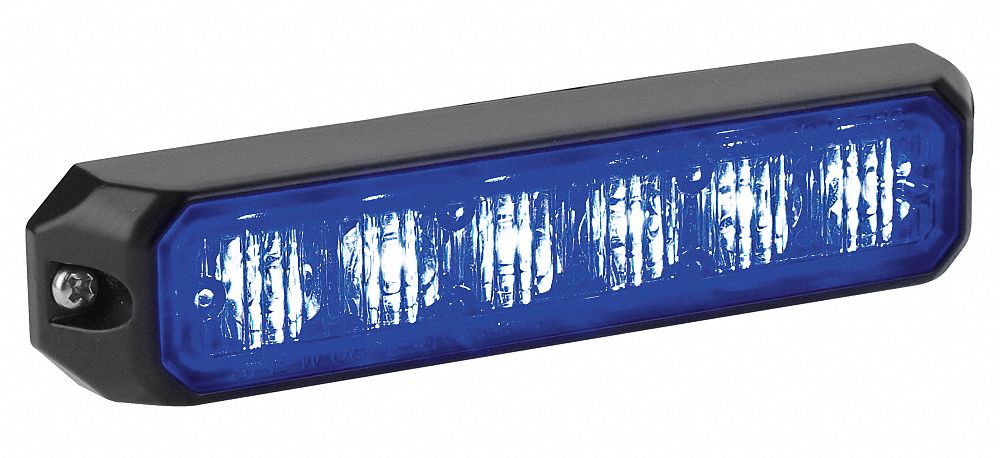 FEDERAL SIGNAL, Perimeter Flashing Warning Light, Blue, Perimeter Light ...