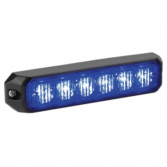 FEDERAL SIGNAL, Perimeter Flashing Warning Light, Blue, Perimeter Light ...