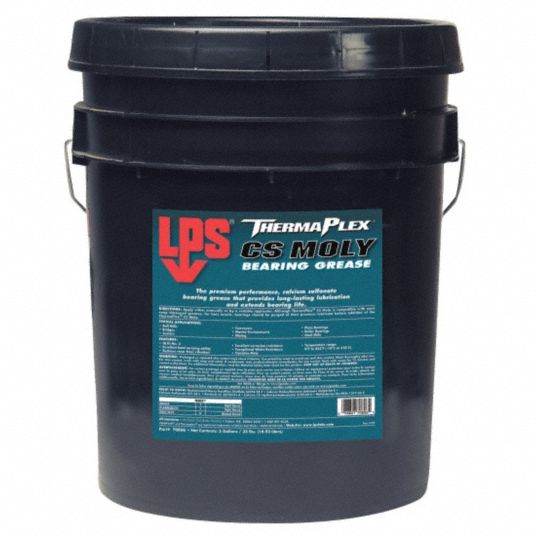 LPS ThermaPlex Gray Calcium Sulfonate Bearing Grease, 35 lb, NLGI Grade ...