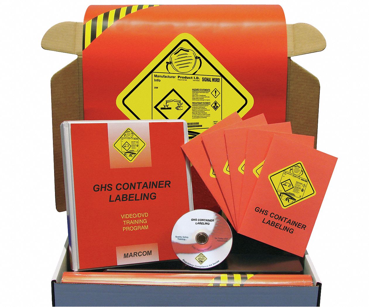 MARCOM, GHS Container Labeling, DVD/Test/Guide, DVD, Book/Booklet ...