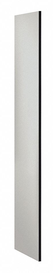 SALSBURY INDUSTRIES, 18 in x 72 in, Particleboard, End Panel For Flat ...