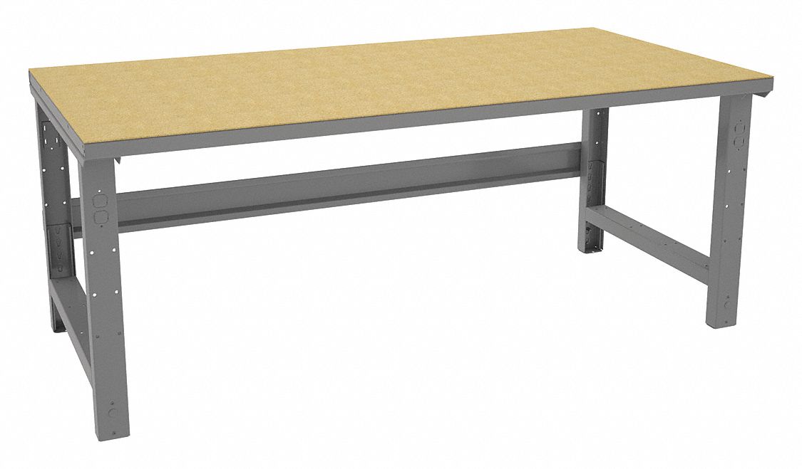 TENNSCO, Adj Ht, Particleboard, Workbench - 39FL63|WBA-1-3672SHB - Grainger
