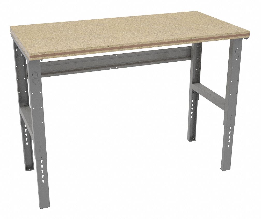 TENNSCO, Adj Ht, Shop Top, Workbench - 39FL67|WBAT-1-3060C - Grainger