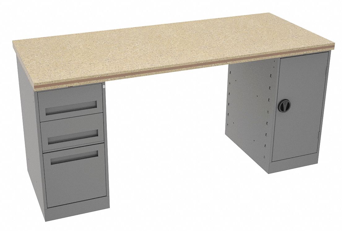 TENNSCO, Fixed Ht, Shop Top, Workbench - 39FL83|MWB-4-3072C - Grainger