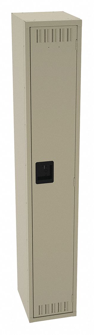 TENNSCO, 12 in x 15 in x 72 in, Louvered, Wardrobe Locker - 39FM22|STS ...