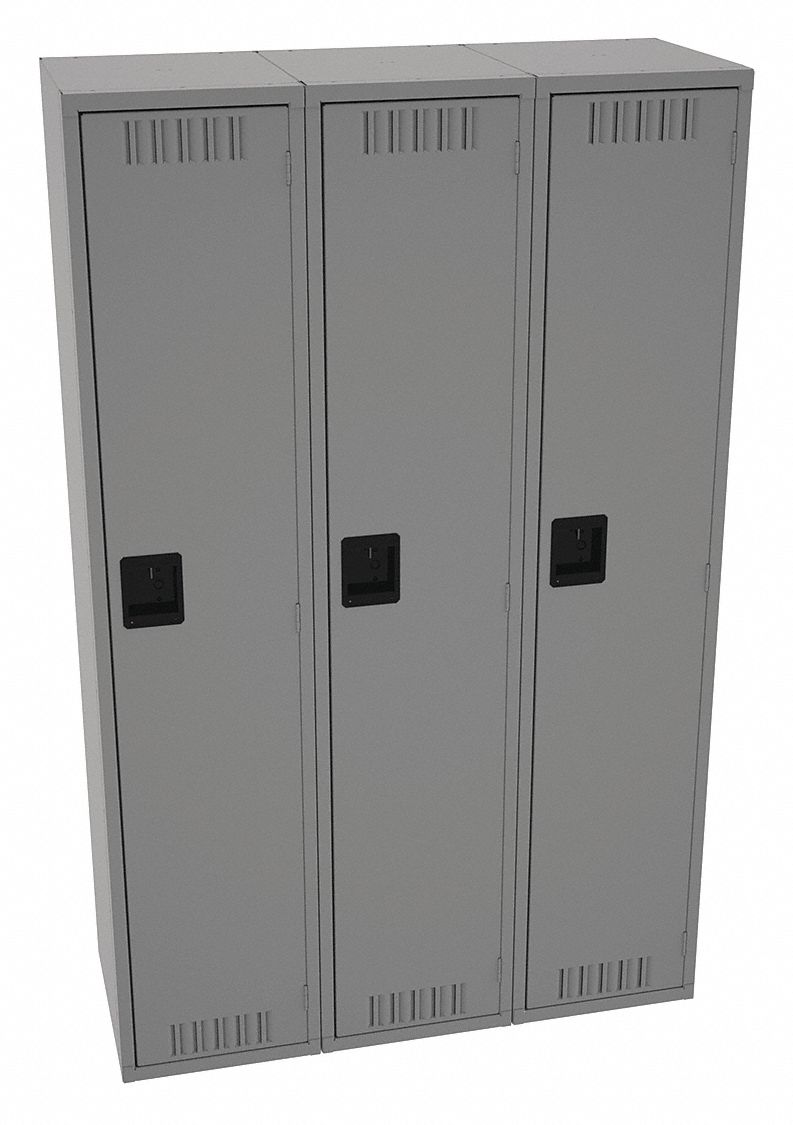 TENNSCO, 15 in x 18 in x 72 in, Louvered, Wardrobe Locker - 39FM37|STS ...