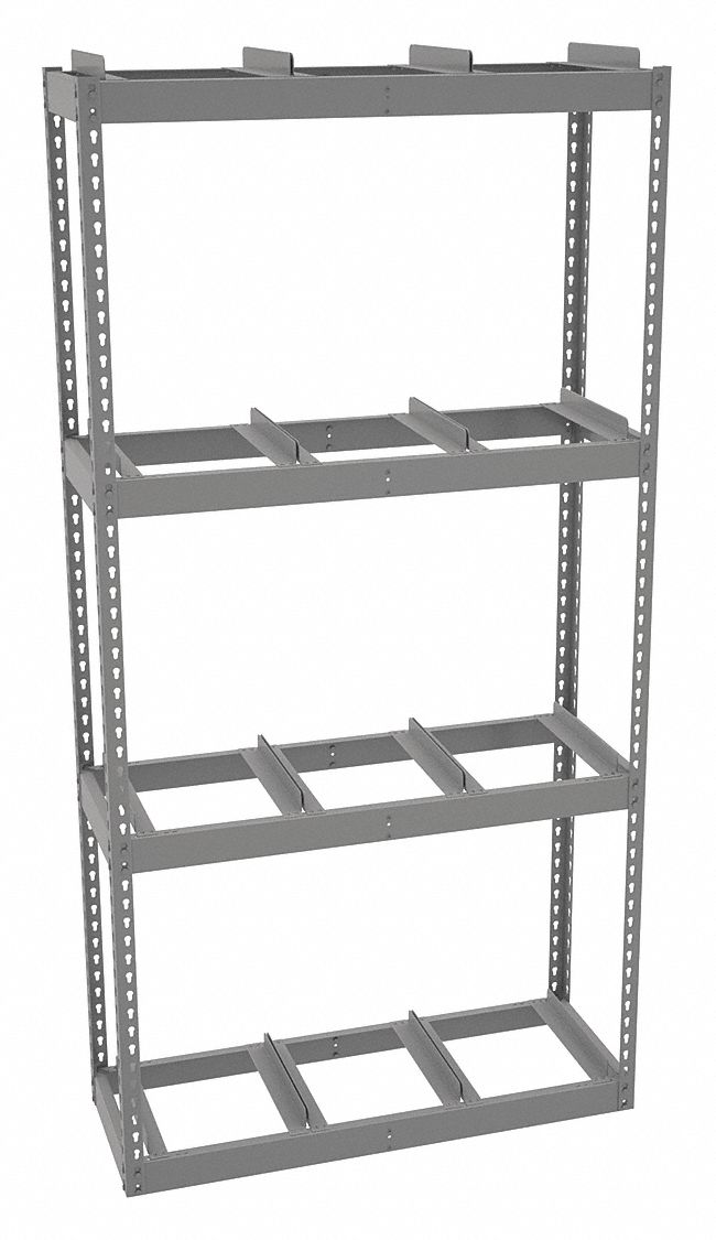 TENNSCO, Starter, 42 in x 18 in, Record Archive Shelving - 39FM88 ...