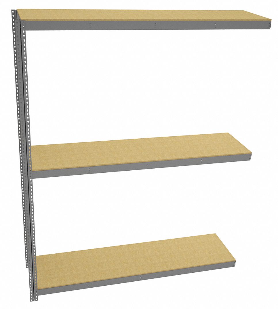 TENNSCO, Add-On, Heavy-Duty, Boltless Shelving - 39FN58|ZLC10-9624A-3D ...