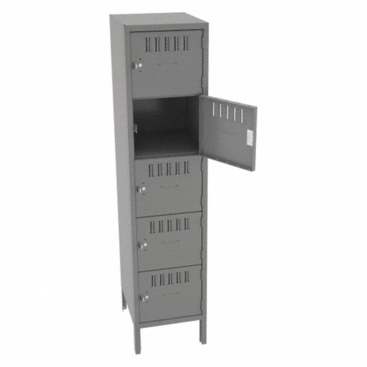 TENNSCO, 15 in x 18 in x 66 in, 5 Tiers, Box Locker - 39FN76|BS5-151812 ...