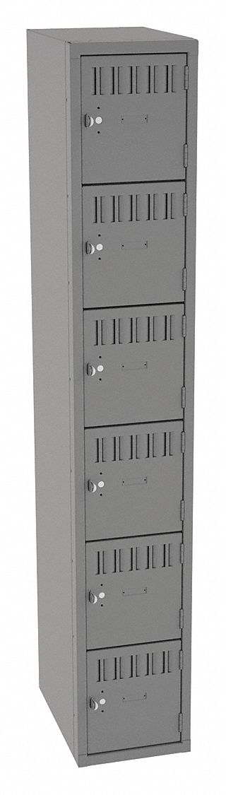 TENNSCO, 12 in x 18 in x 72 in, 6 Tiers, Box Locker - 39FN88|BS6-121812 ...