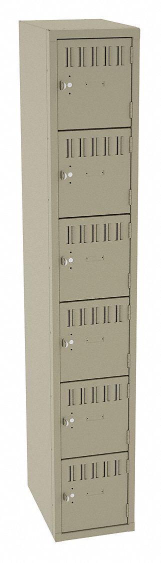 TENNSCO, 12 in x 18 in x 72 in, 6 Tiers, Box Locker - 39FN89|BS6-121812 ...
