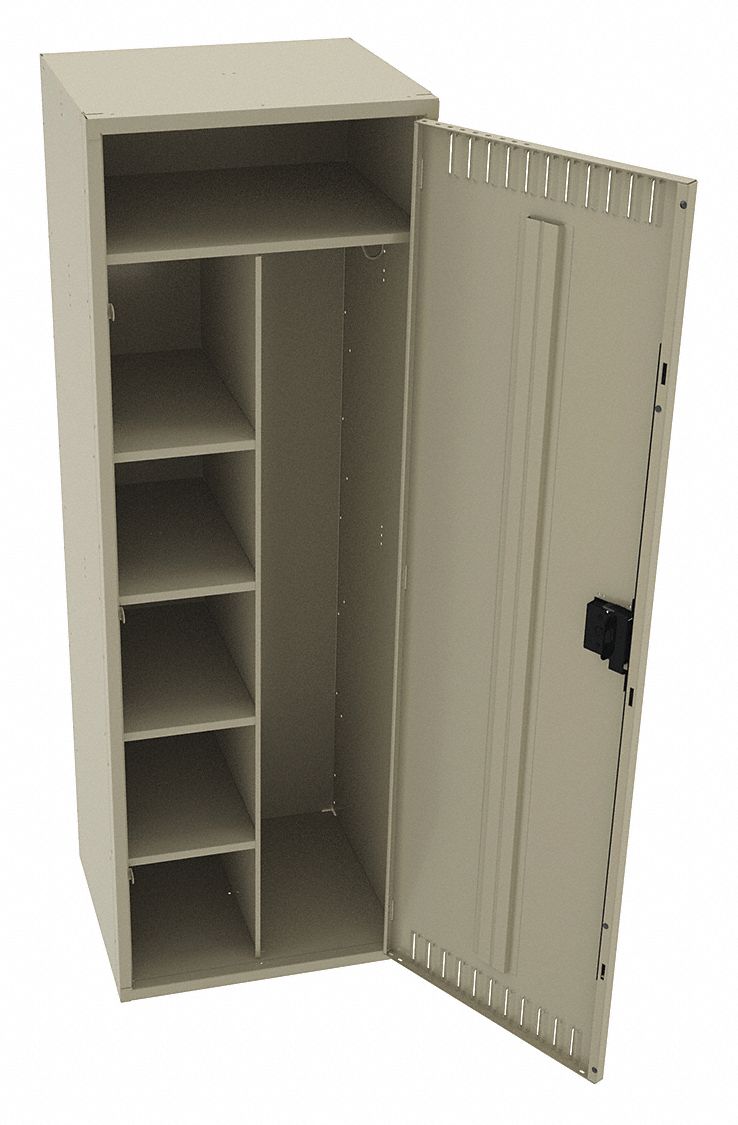 TENNSCO, 24 in x 21 in x 72 in, Louvered, Wardrobe Locker - 39FP10|CMS ...