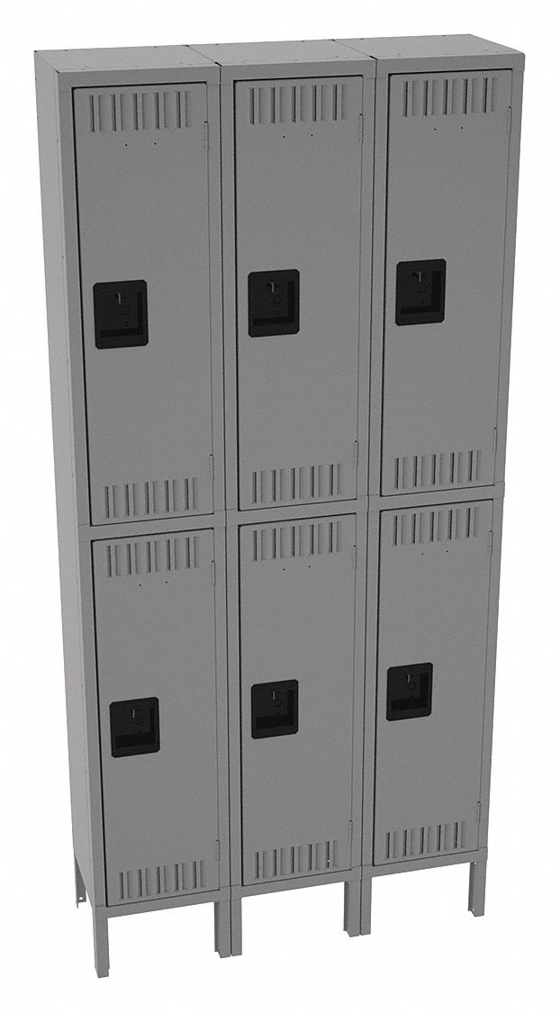 TENNSCO, 36 in x 12 in x 78 in, Louvered, Wardrobe Locker - 39FP15|DTS ...