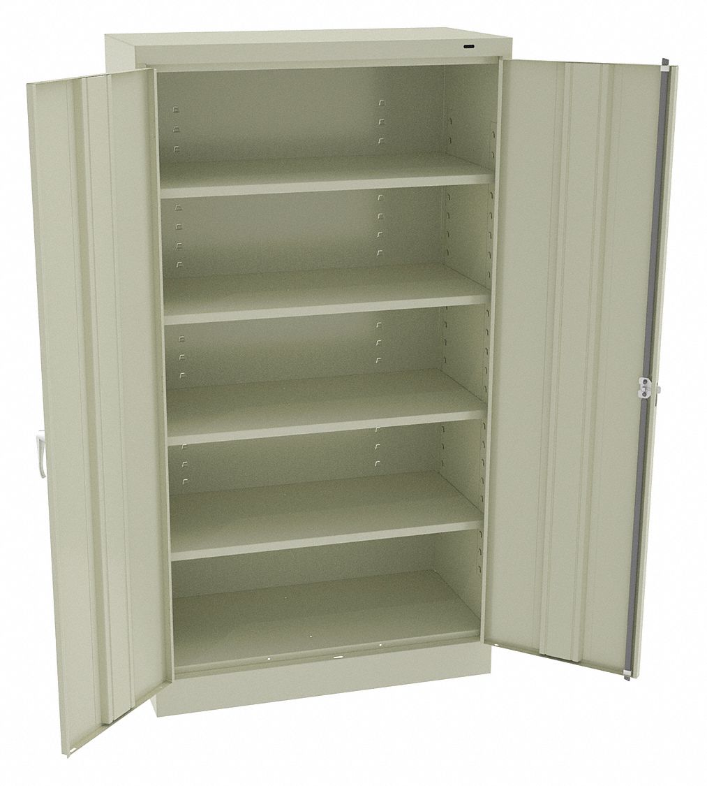 TENNSCO, 36 in x 18 in x 66 in, Swing Handle & Keyed, Storage Cabinet ...