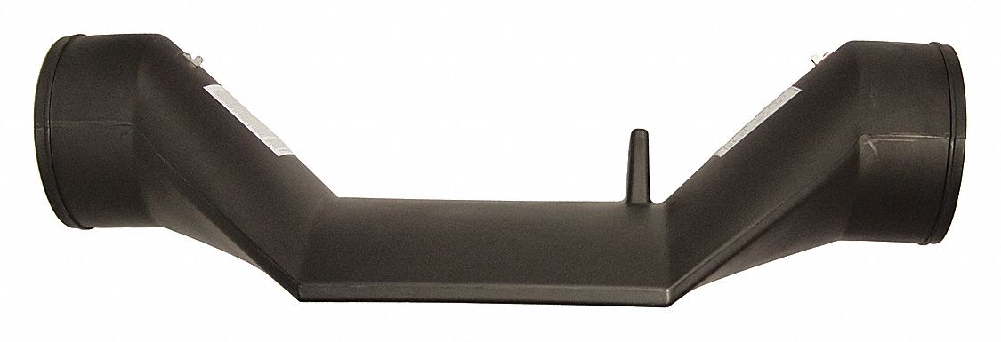 AIR SYSTEMS INTERNATIONAL, 4 3/8 ft Lg, 12 in Outlet Dia, Saddle Vent ...