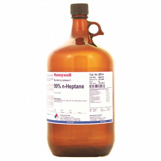 HPLC, 4 L, Heptane - 39FZ18|207-4 - Grainger