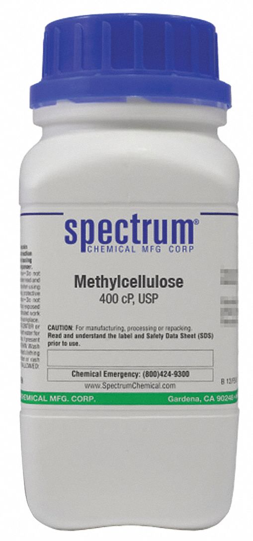USP, 100 g, Methylcellulose - 400 cP - 39G653|ME136-100GM06 - Grainger
