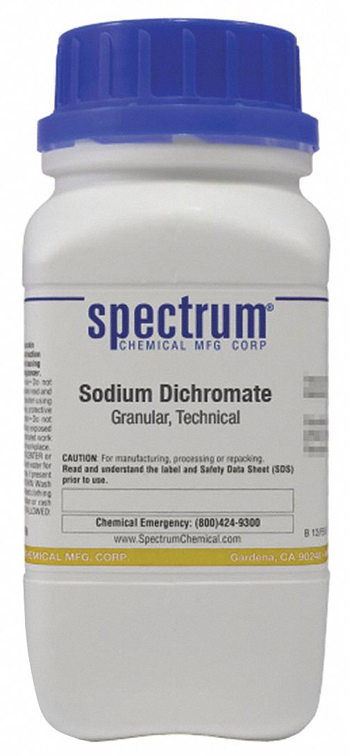 Lab, 500 g, Sodium Dichromate - 39G920|S1268-500GM10 - Grainger