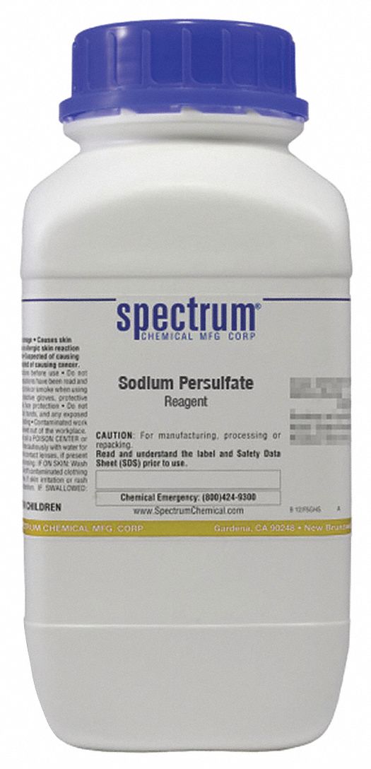 Lab, 2.5 kg, Sodium Persulfate - 39G956|S1394-2.5KG13 - Grainger