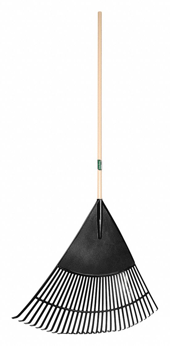 UNION TOOLS, Polypropylene Head, Wood Handle, Leaf Rake - 39GA12 ...