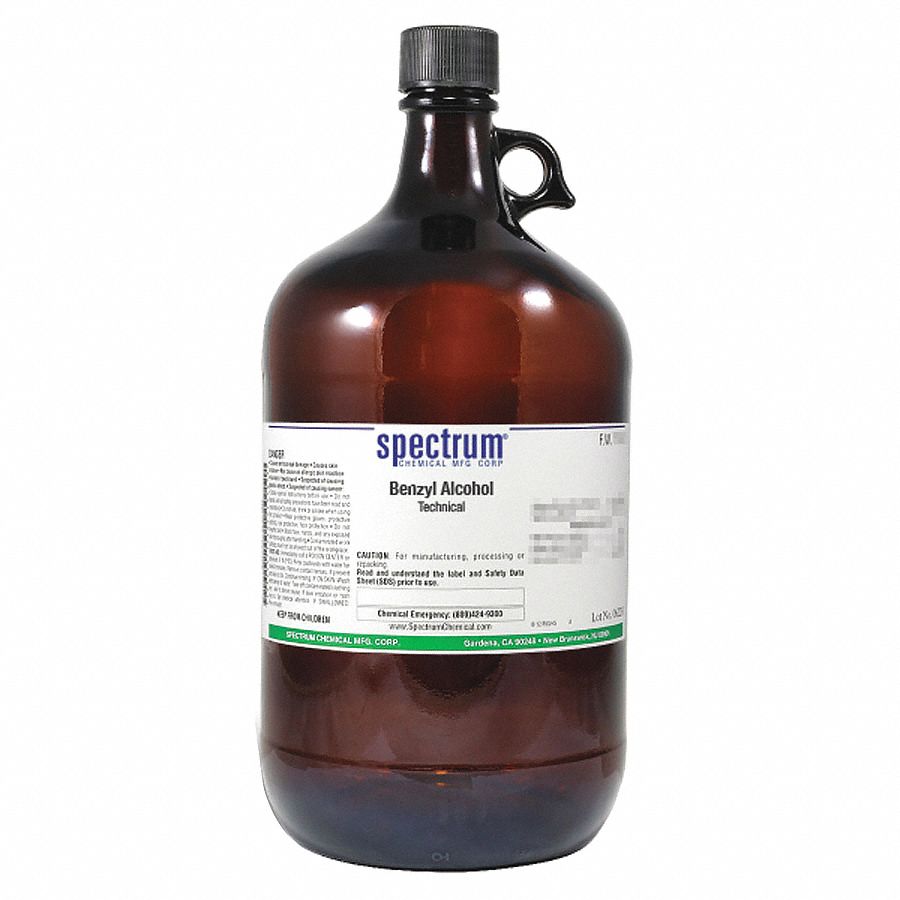 Spectrum Benzyl Alcohol Technical 4l 39h188b1092 4ltgl55 Grainger