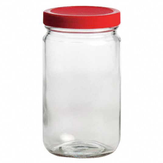 Glass, 960 mL Capacity - mL, Jar - 39H542|239542 - Grainger