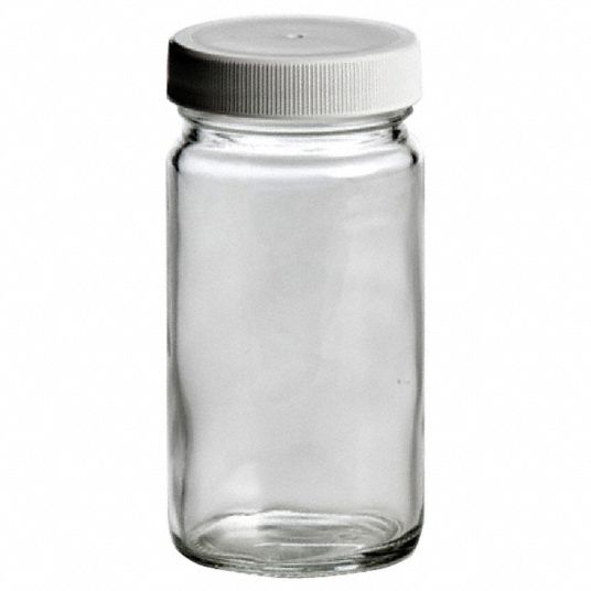 Glass, 120 mL Capacity - mL, Jar - 39H555|239555 - Grainger