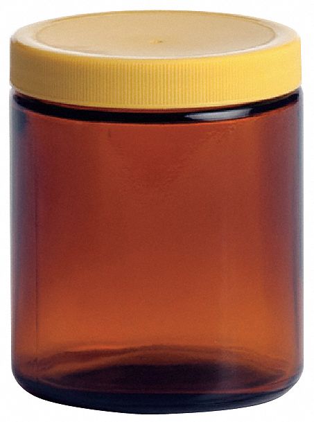 Glass, 240 mL Capacity - mL, Jar - 39H564|239564 - Grainger