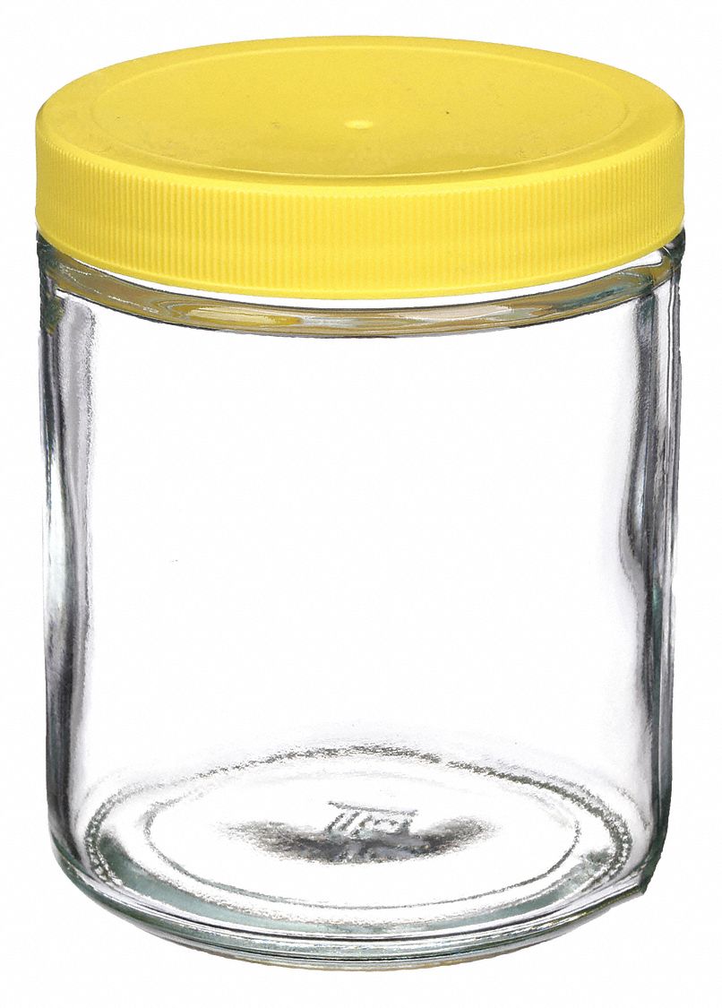Glass, 240 mL Capacity - mL, Jar - 39H567|239567 - Grainger