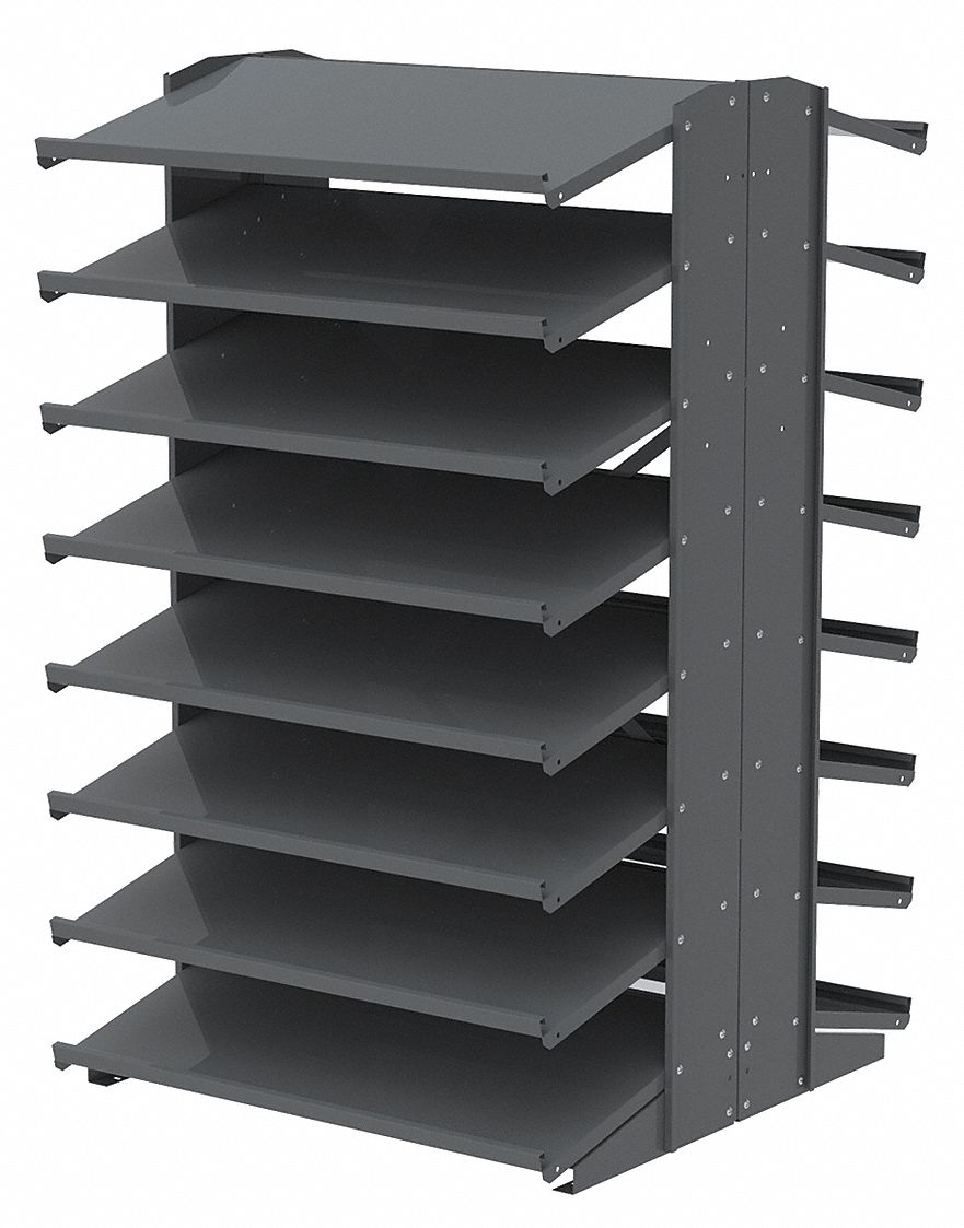 AKRO-MILS, 36 in x 36 in x 60 in, 2 Usable Sides, Pick Rack - 39H620 ...