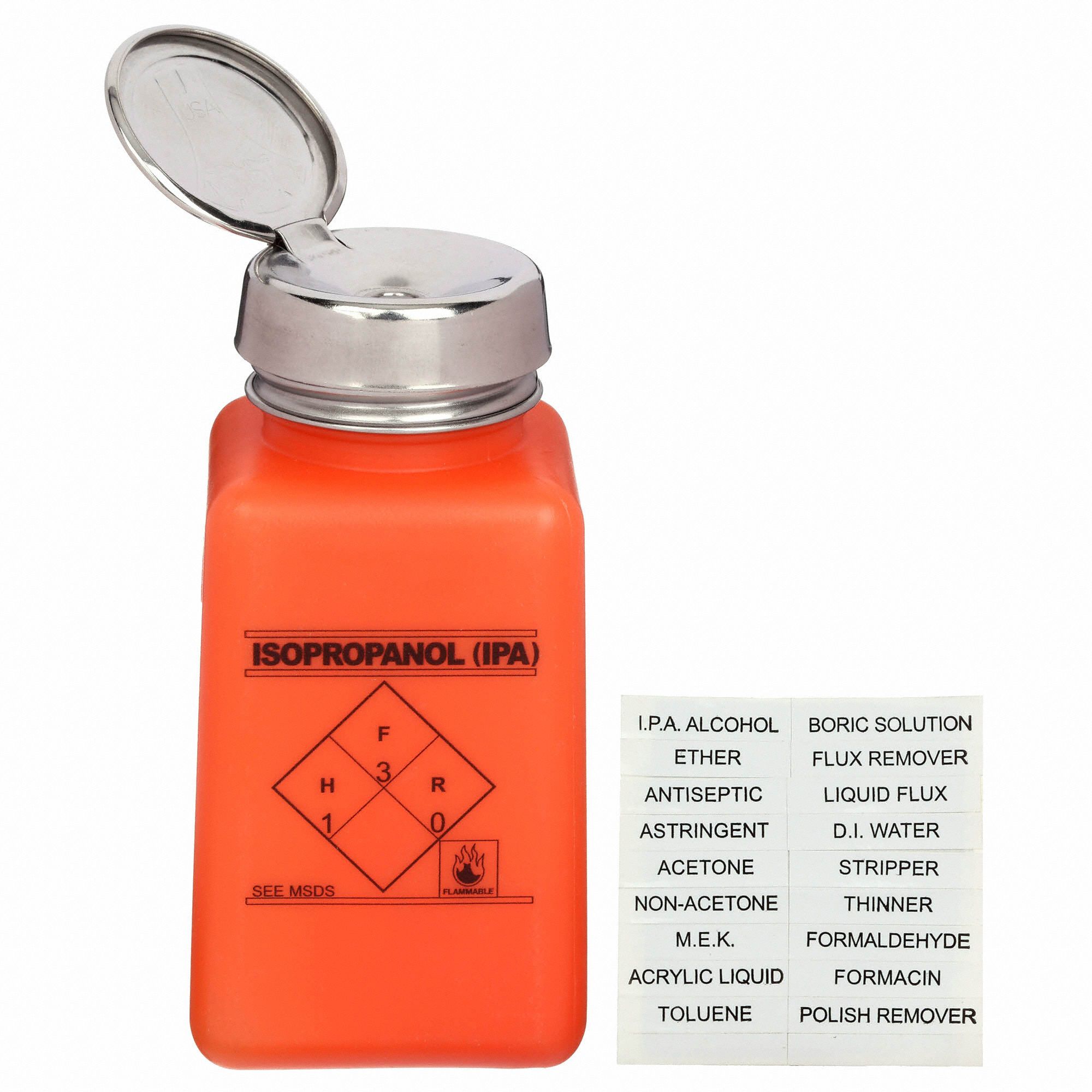 MENDA Graduated IPA Dispensing ESD Bottle: 6 oz Labware Capacity ...