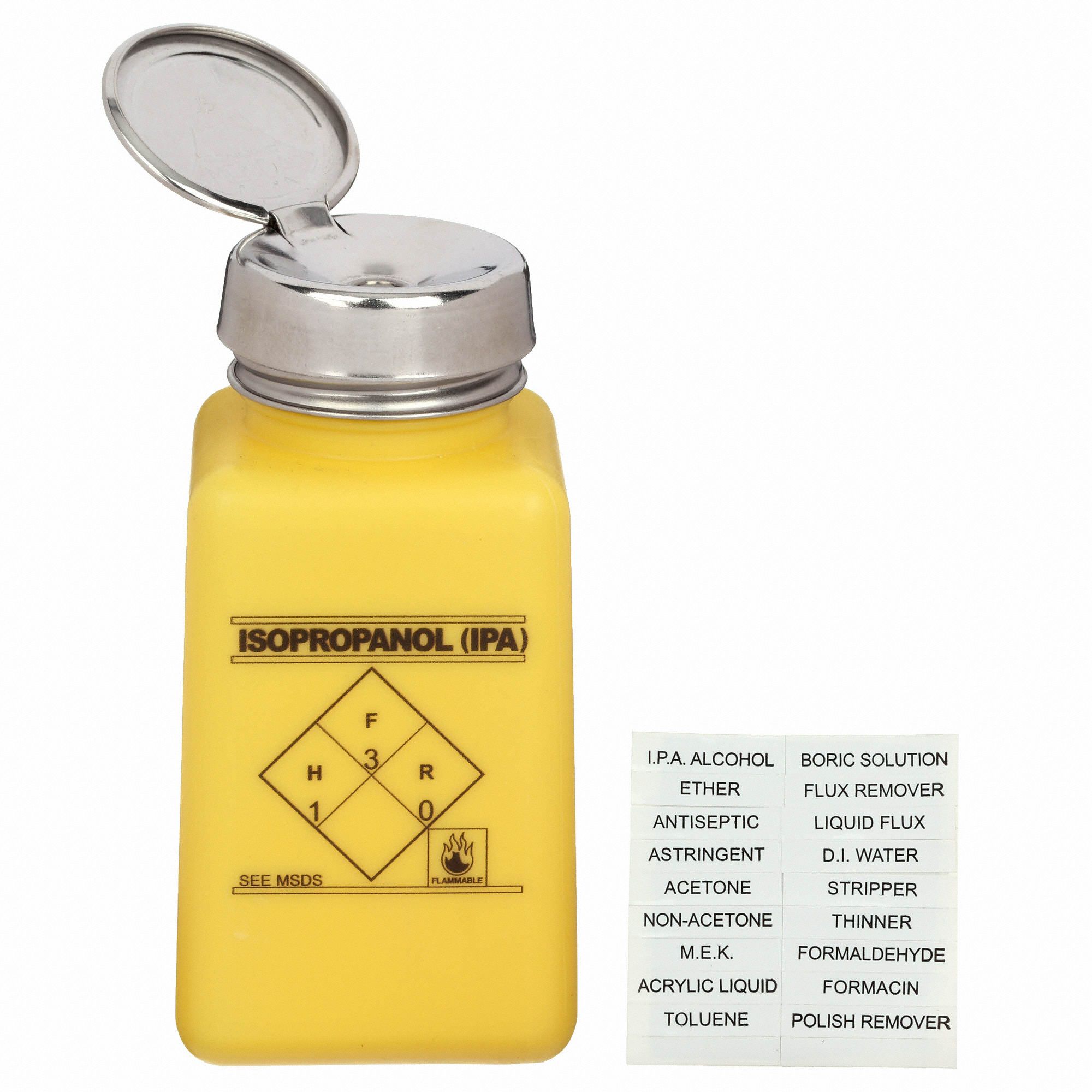 MENDA Graduated IPA Dispensing ESD Bottle: 6 oz Labware Capacity ...