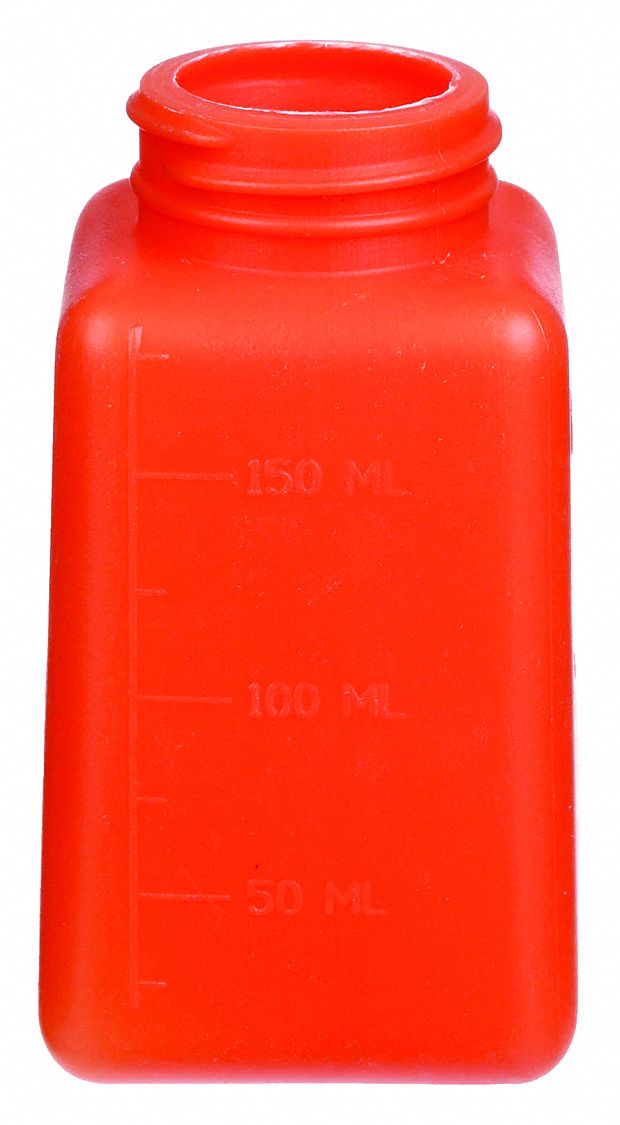 HDPE, 6 fl oz Capacity - oz, Graduated ESD Bottle - 39H810|35491 - Grainger