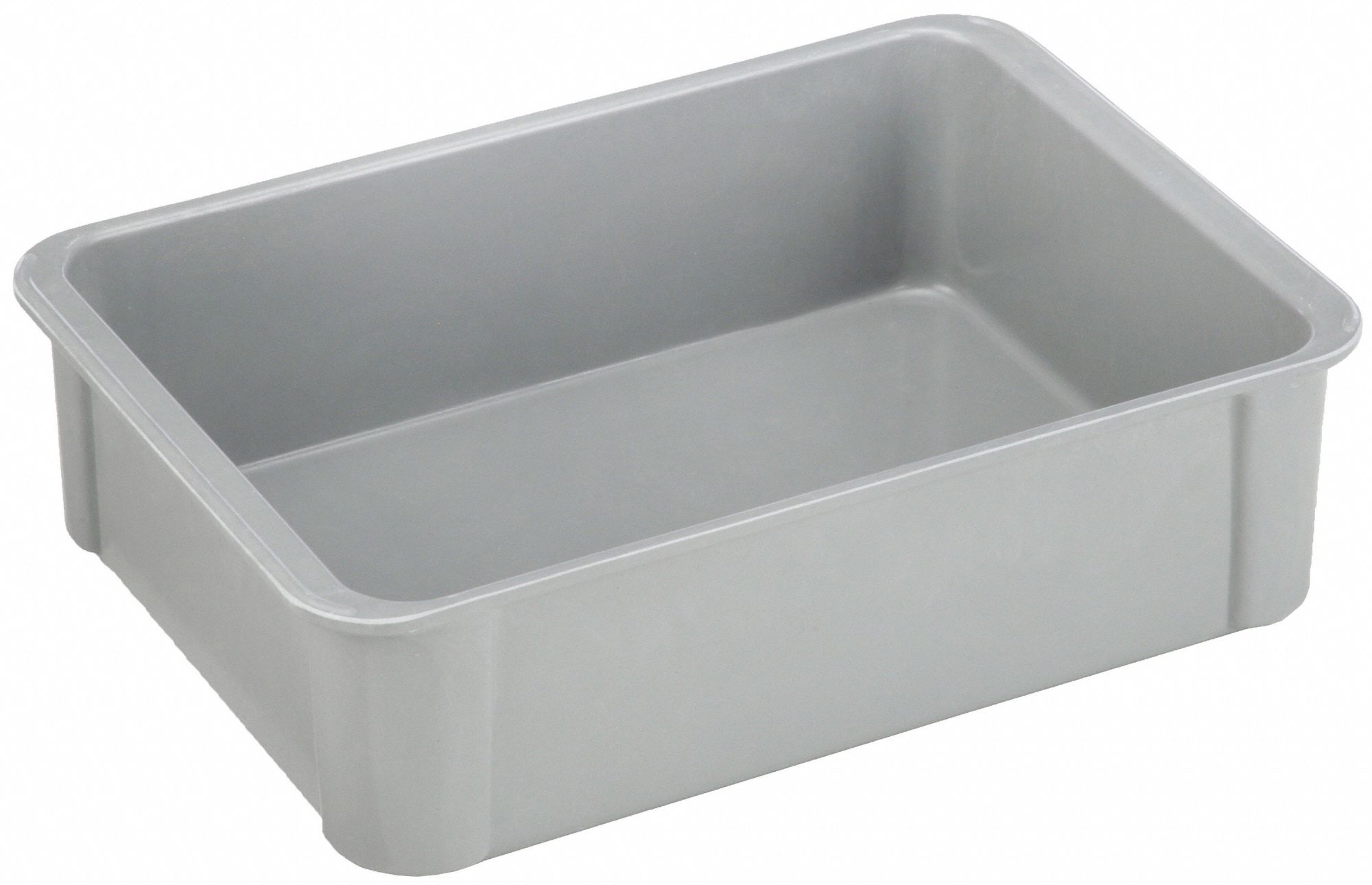 MOLDED FIBERGLASS, 3 gal, 16 1/2 in x 11 3/8 in x 4 5/8 in, Stacking ...